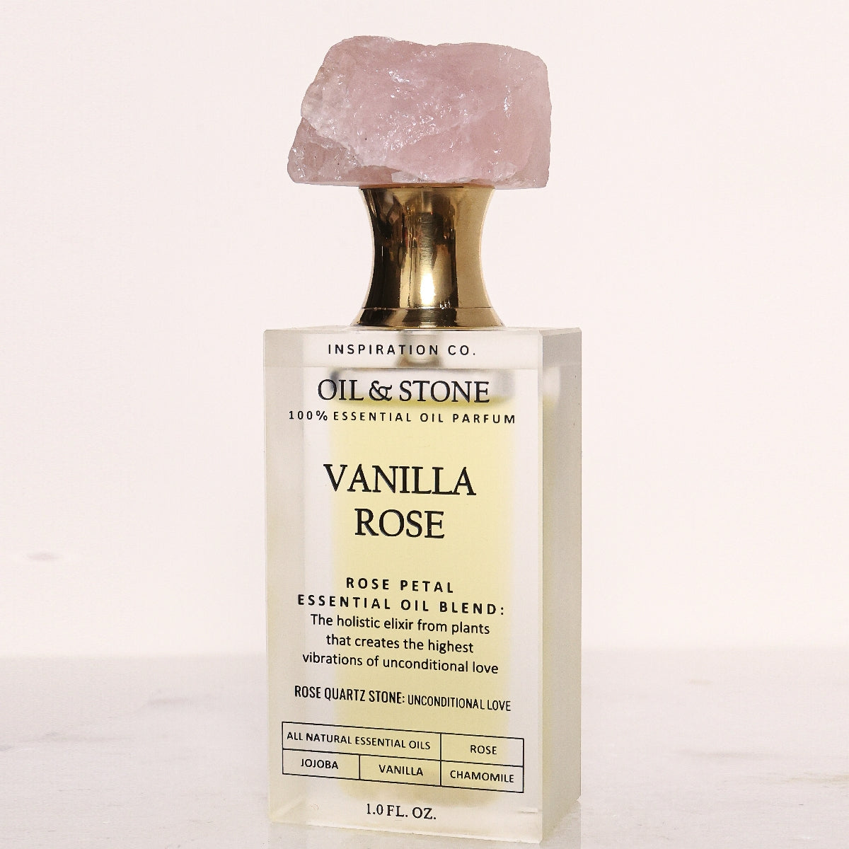 VANILLA ROSE - ROSE QUARTZ PREMIUM OIL PERFUME – Inspiration Co.